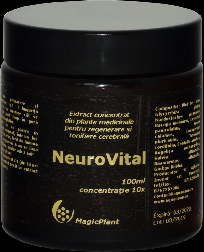 NeuroVital, extract concentrat pentru regenerare și tonifiere cerebrală ...
